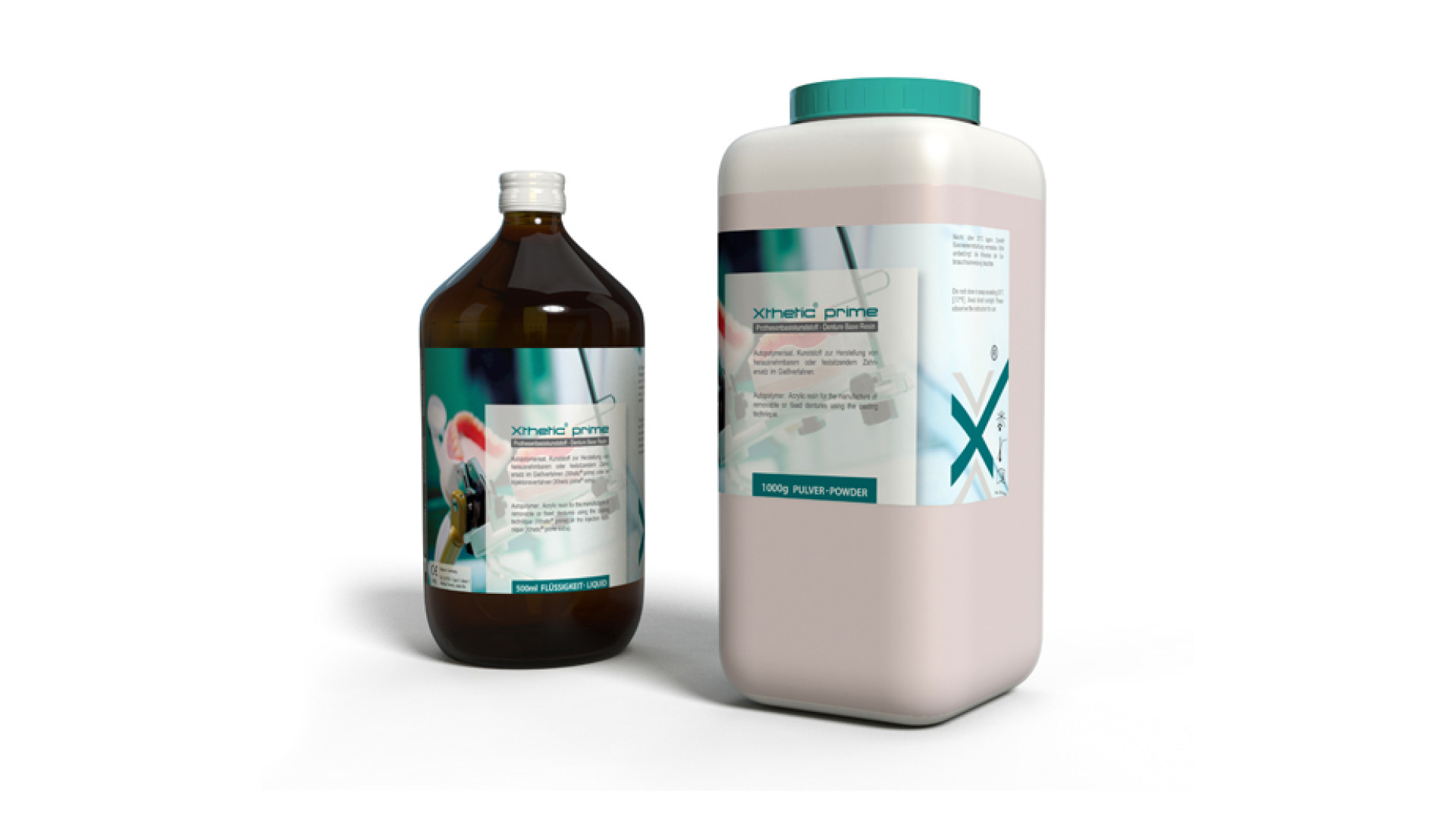 SET Prime Extra Powder 1 kg + Liquid 500 ml clear